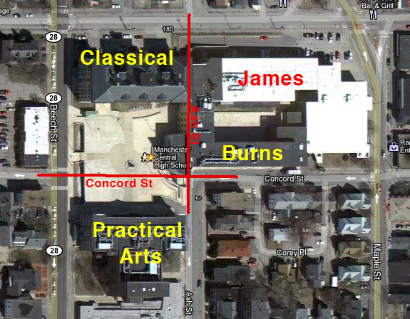 Central High School Map