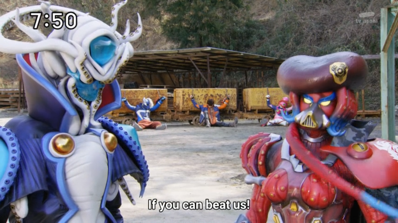 7 Thoughts about Uchuu Sentai Kyuranger Episode 8: "Secret of Commander ...