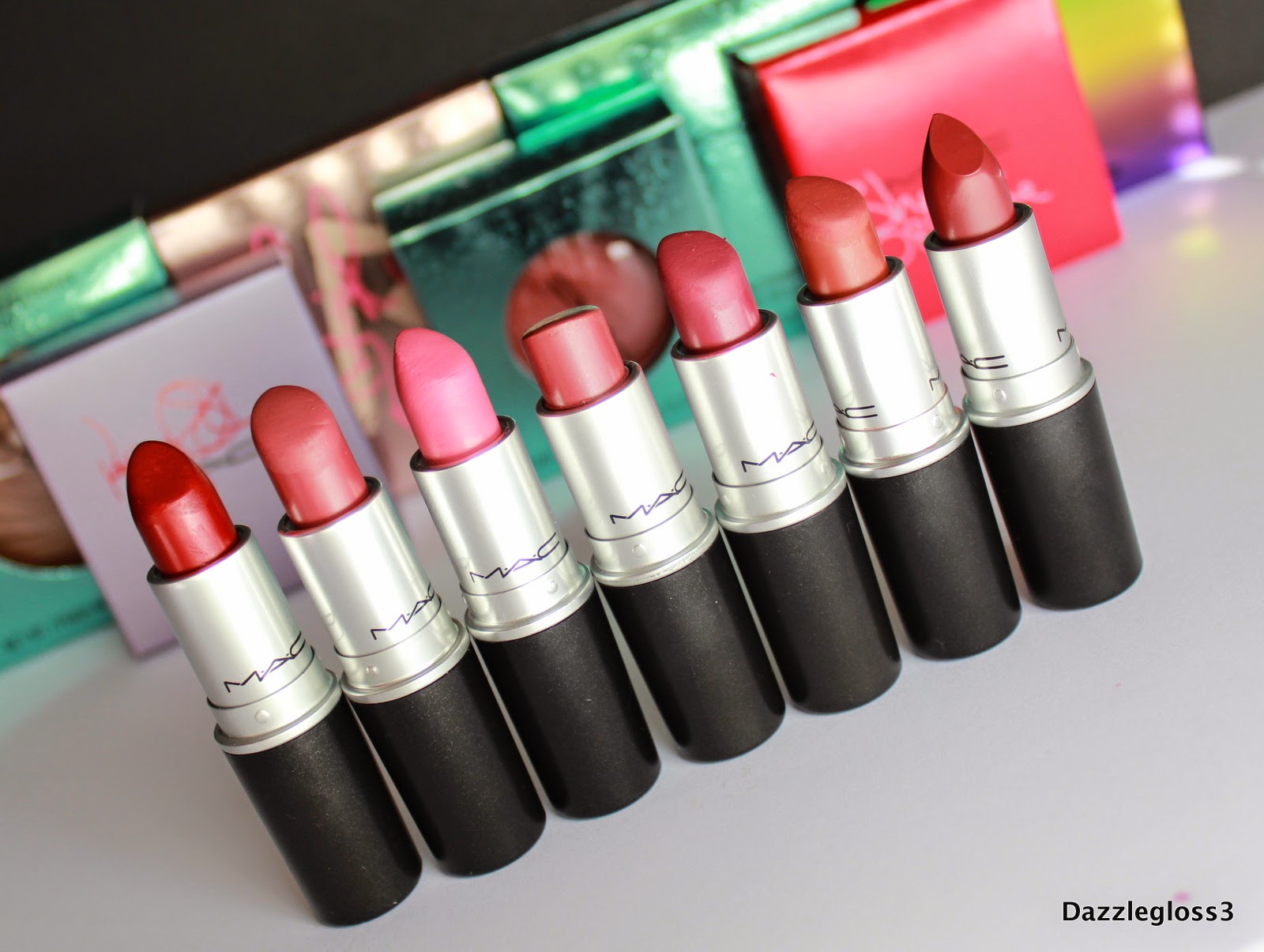 Dazzlegloss3: MAC Lipstick collection (Permanent colours) Dazzlegloss3: MAC Lipstick collection (Permanent colours)