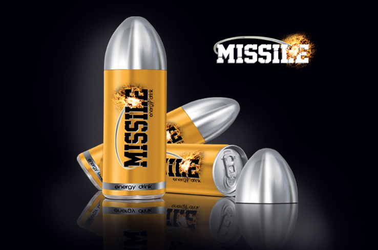 Missile Energy Drink on Packaging of the World - Creative Package ...