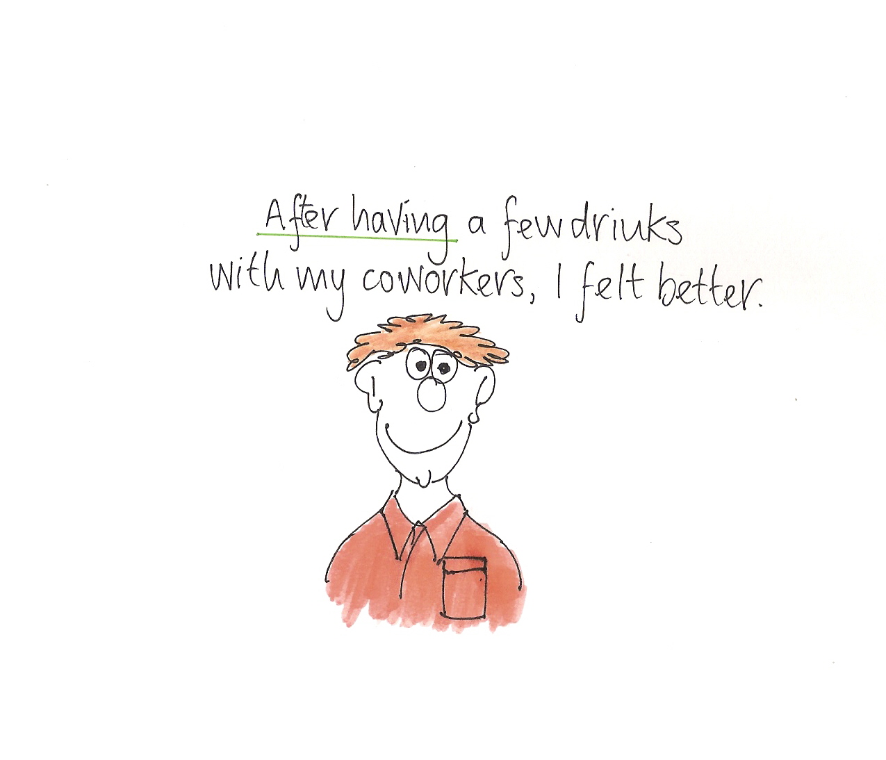 English for NOW: 100 English points: After/before plus gerund