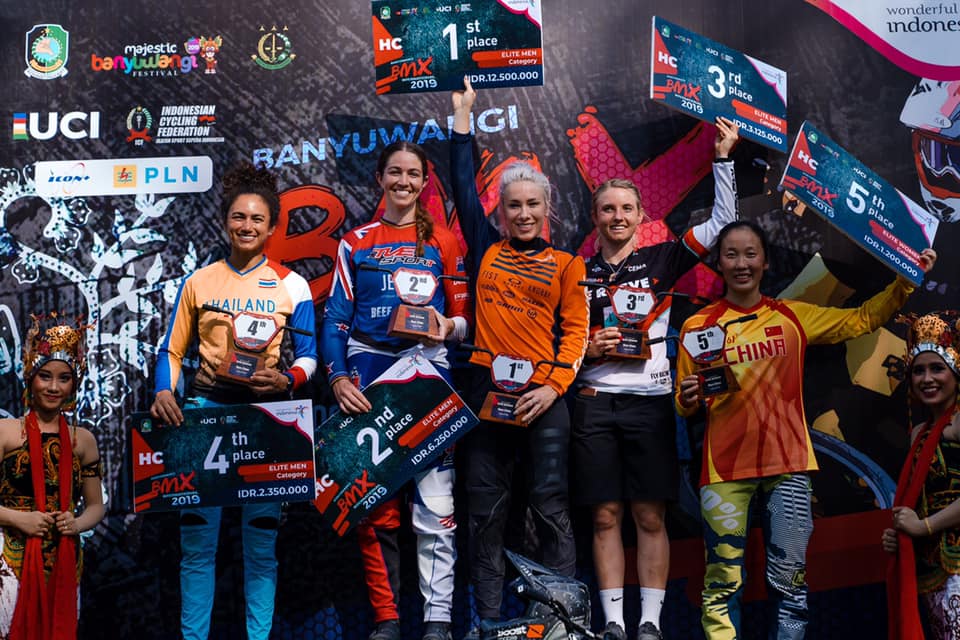 Caroline Buchanan back at her first race! - The Bloom BMX