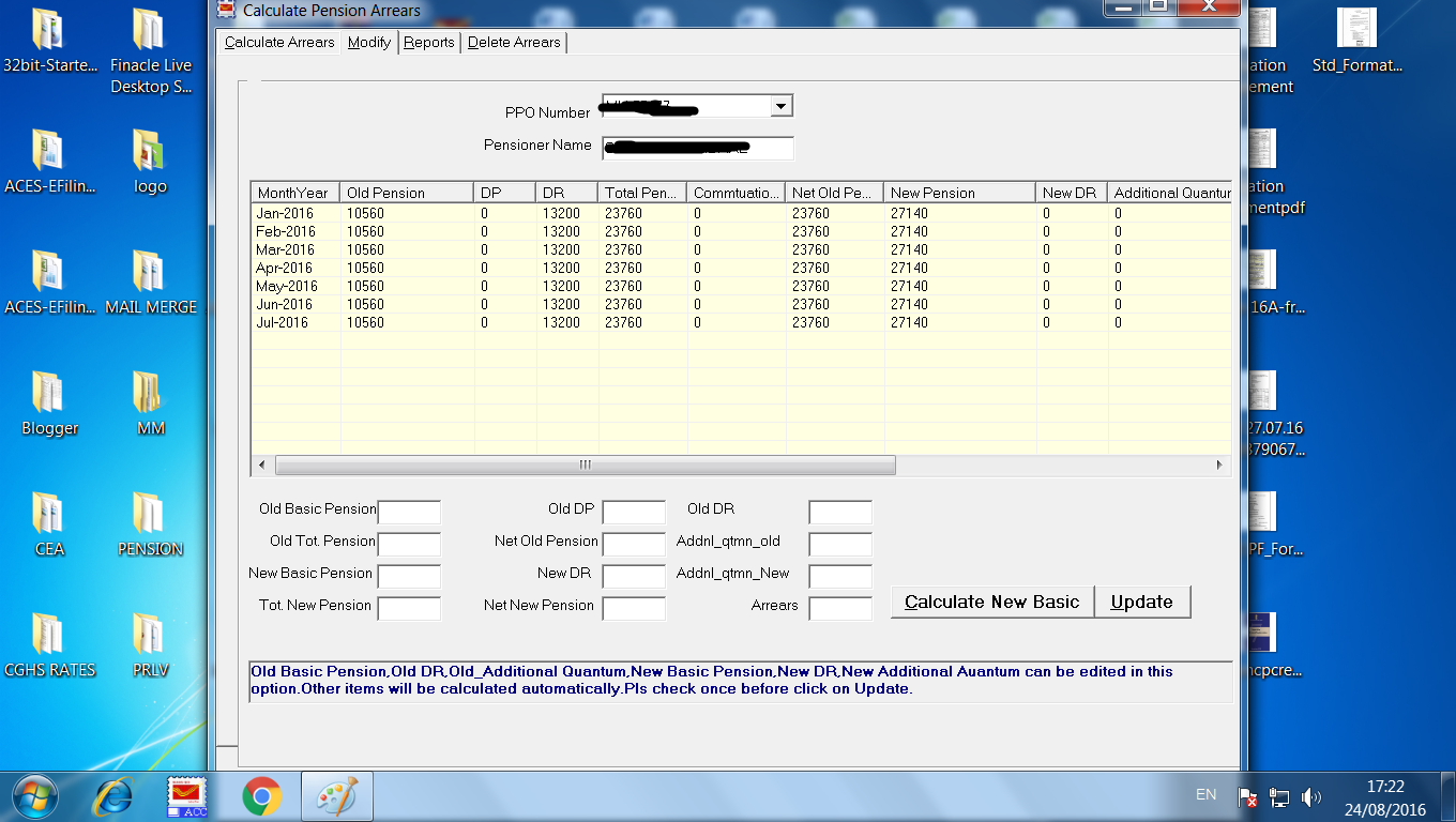HOW TO CALCULATE PENSION ARREARS USING 7CPC PENSION ARREARS TOOL - DOP ...