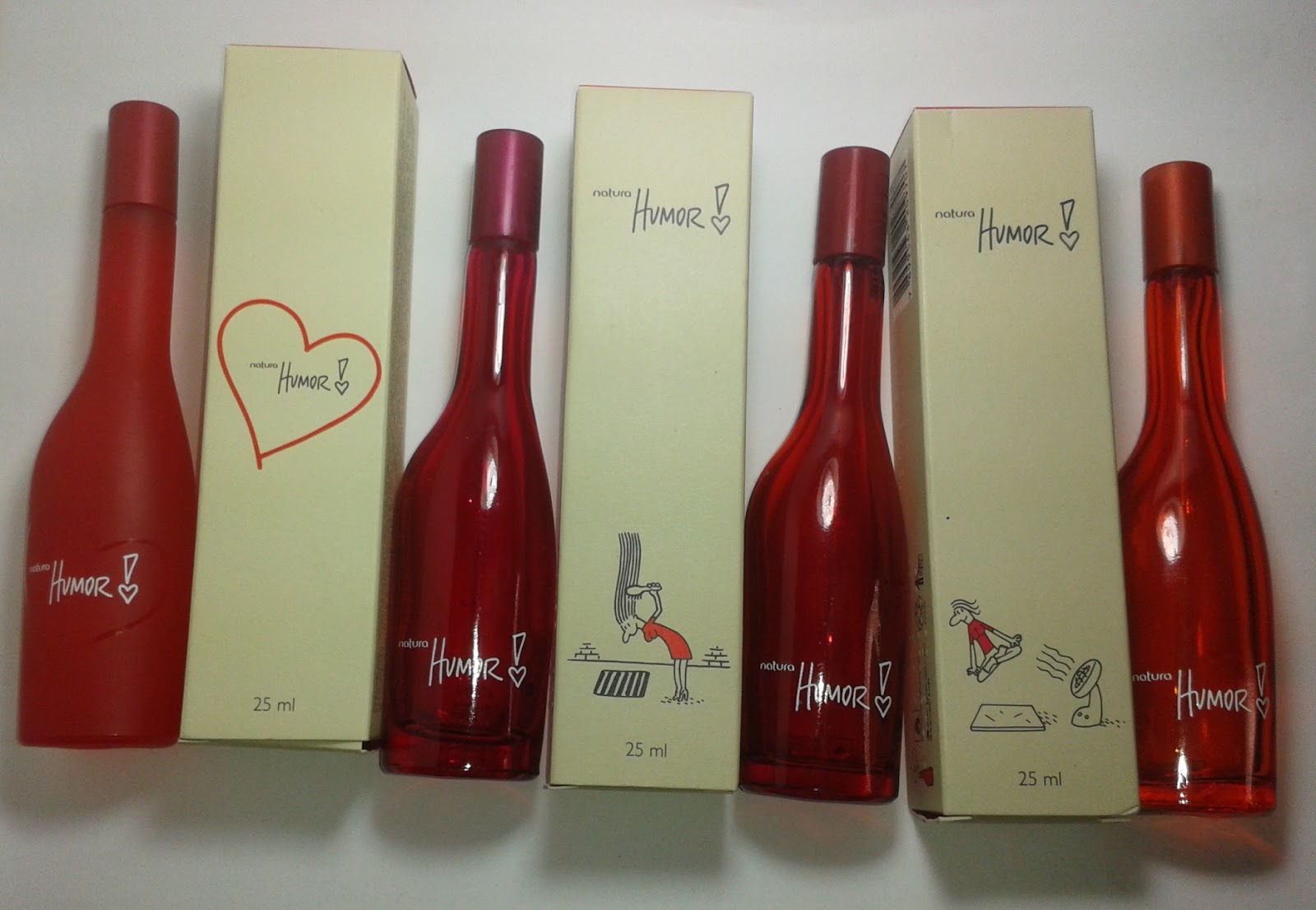 Miniaturas de Cosméticos e Amenities: Natura Humor 1,3,5