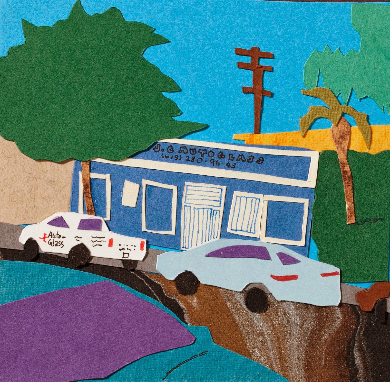 South Park Collage Project: JC Auto Glass - South Park - San Diego