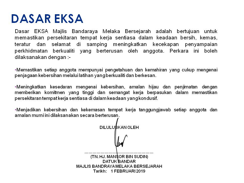 ZON 7 : BUNGA MELUR: DASAR EKSA