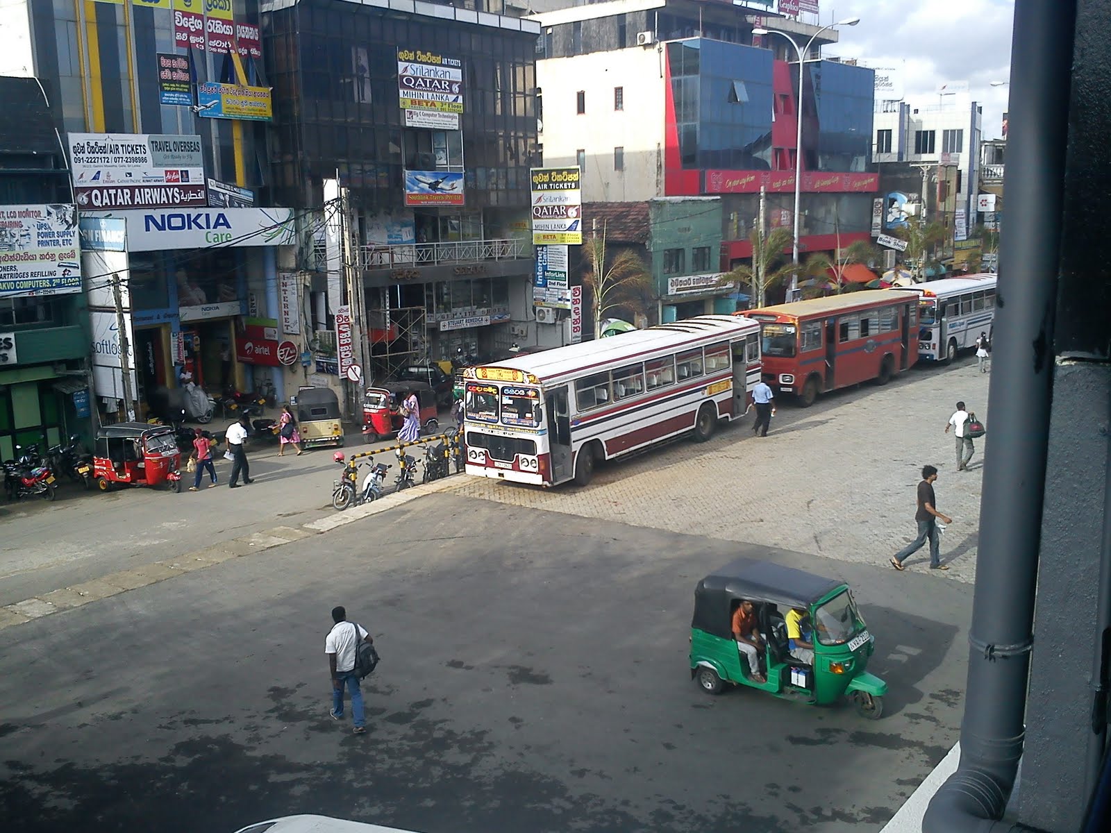 Modern bus stand for Galle