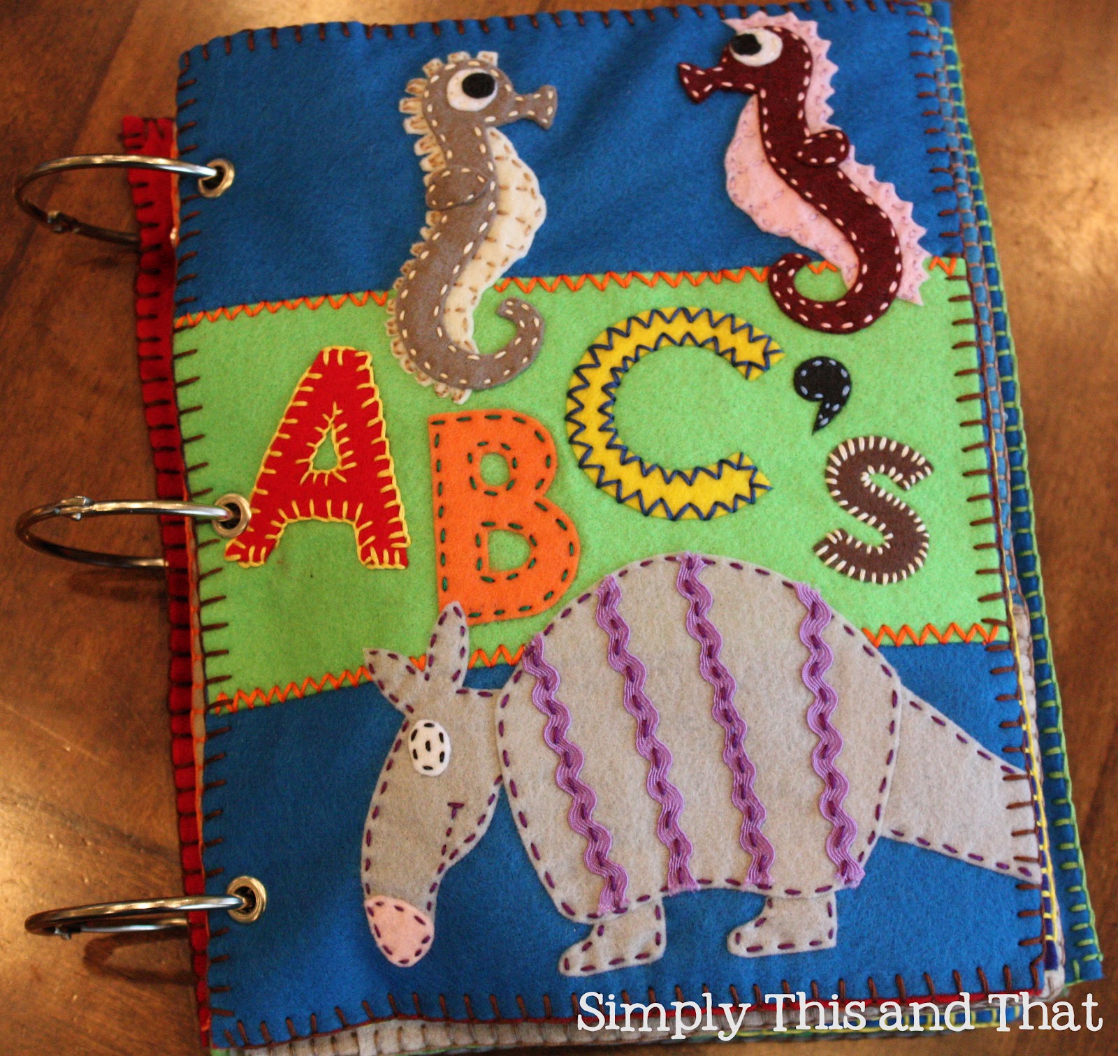 Simply This and that: Felt Alphabet Book