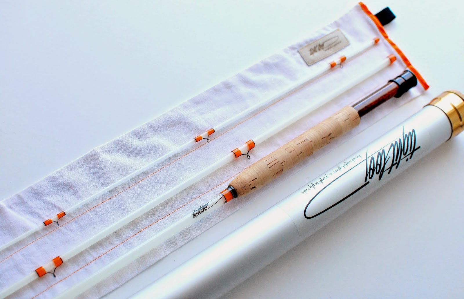 Handcrafted graphite and fiberglass fly rods: Kabuto "on fire". Reloaded.
