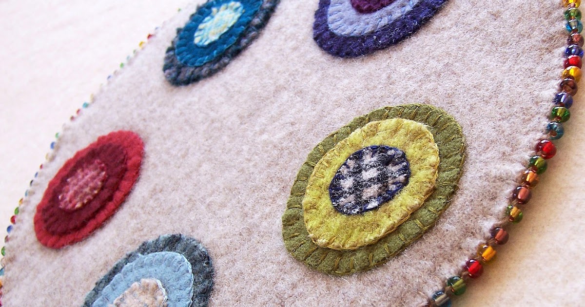 Three Sheep Studio: How To Do A Beaded Blanket Stitch...