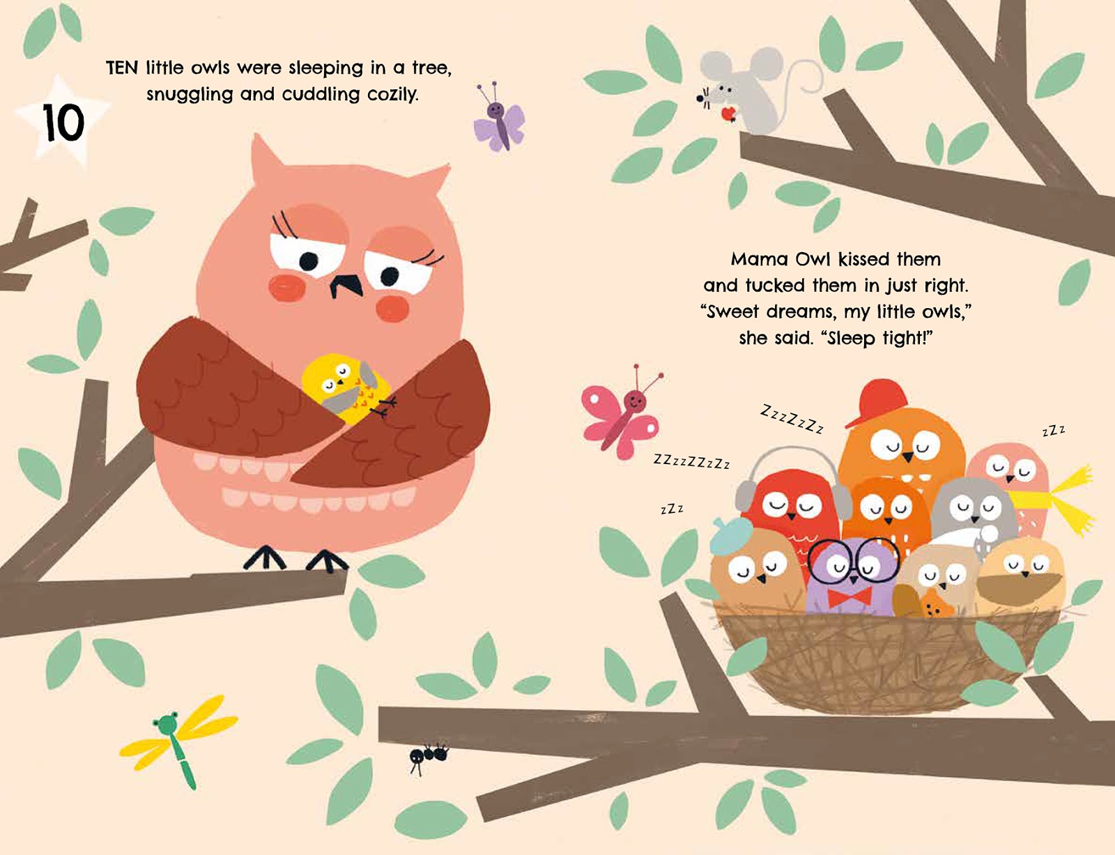 Bedtime for Baby 10, 9, 8...Owls Up Late!