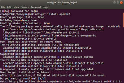 TUTORIAL INSTALASI WEB SERVER PADA LINUX UBUNTU
