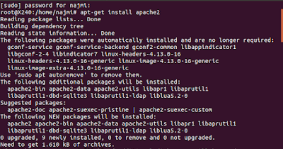TUTORIAL INSTALASI WEB SERVER PADA LINUX UBUNTU