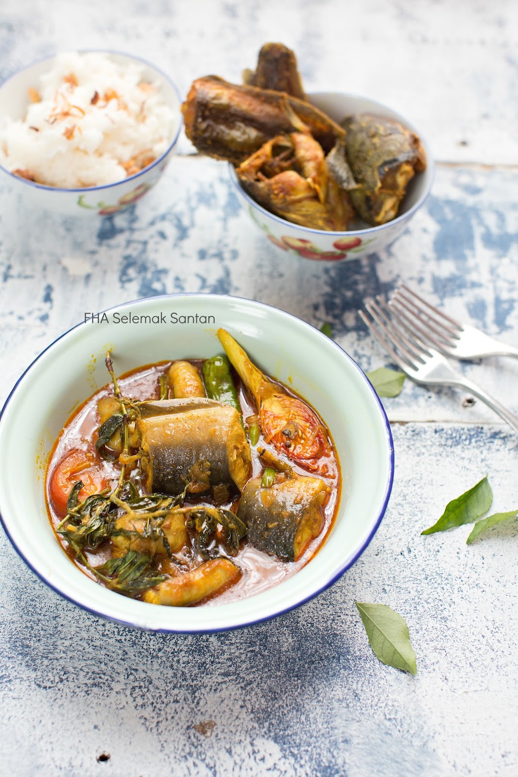 CURRY IKAN KELI 'BUNGA KANTAN' ... Yummy. Tambah nasi lagi !!! - FHA ...