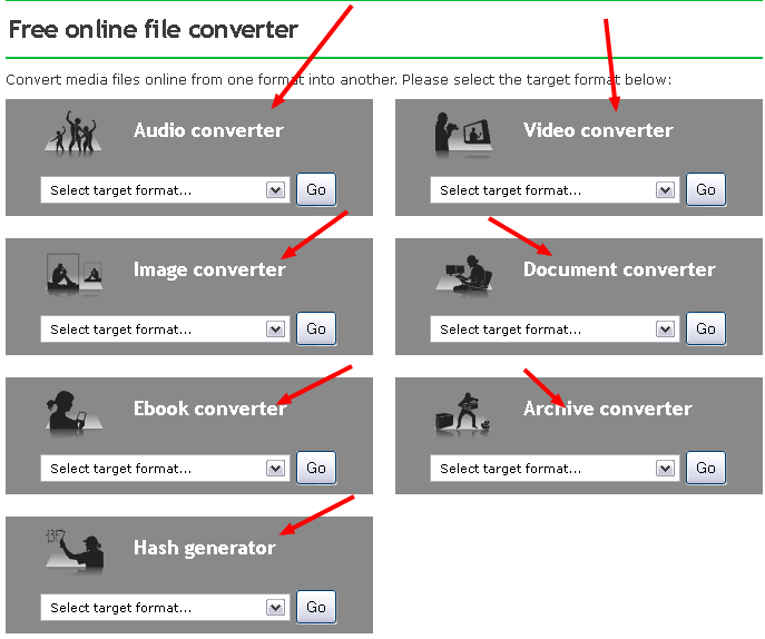 Ferramentas & Serviços Web: Conversor de arquivos online