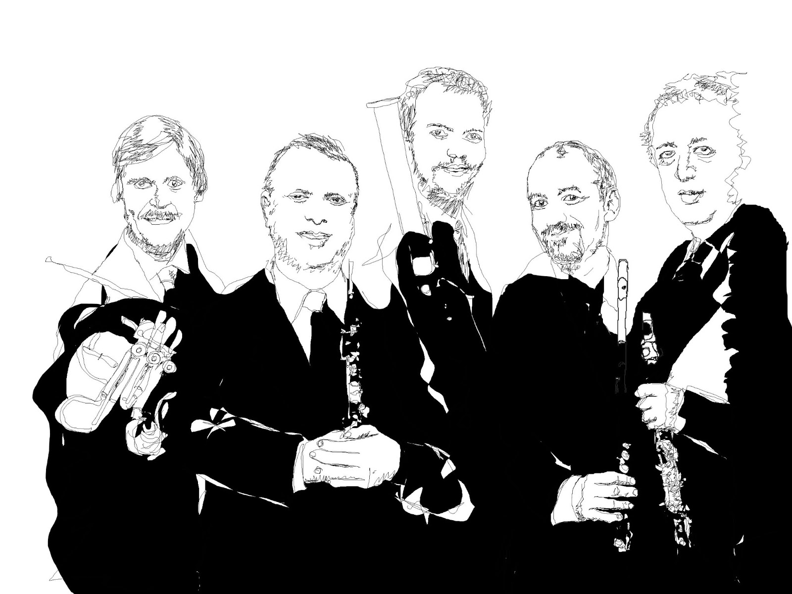 galeria zicopriester: Quinteto Vila Lobos-desenho