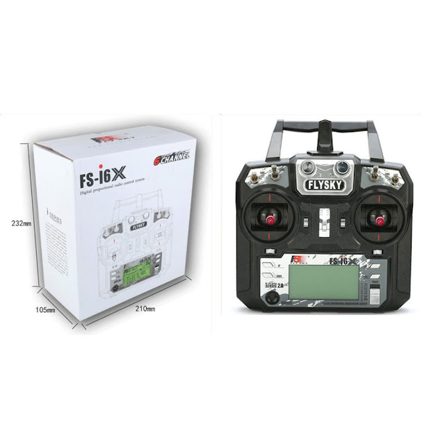FS-i6X 10CH 2.4G AFHDS 2A RC Transmitter With FS-iA10B Receiver for ...