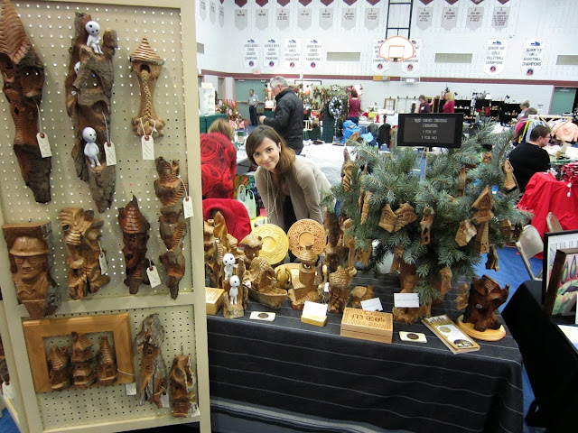 Ales the woodcarver: Christmas Craft Fair - Colonel Gray in Charlottetown