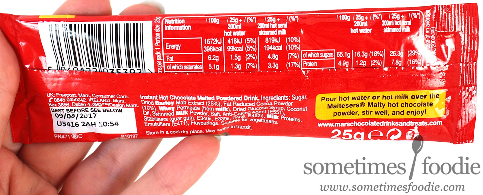 Sometimes Foodie: Maltesers Malty Chocolate Drink - Food Review UK