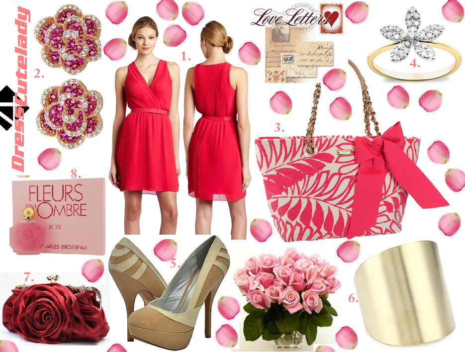 Dress4Cutelady: The valentine day with the rose dress to be pretty lady