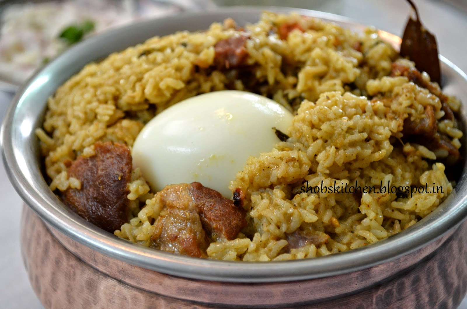 Dindigal Mutton Biryani - ShobsKitchen