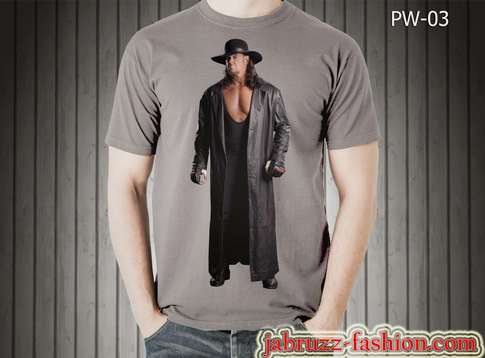 Kaos/T-shirt WWE Undertaker | Aksesoris Kulit Murah