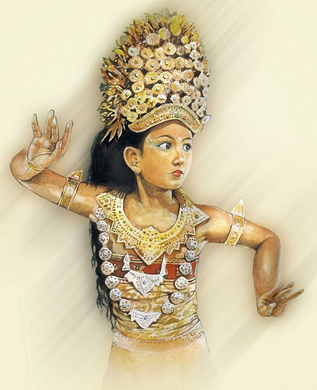 28 Karya Lukisan Tarian Bali yang Artistik