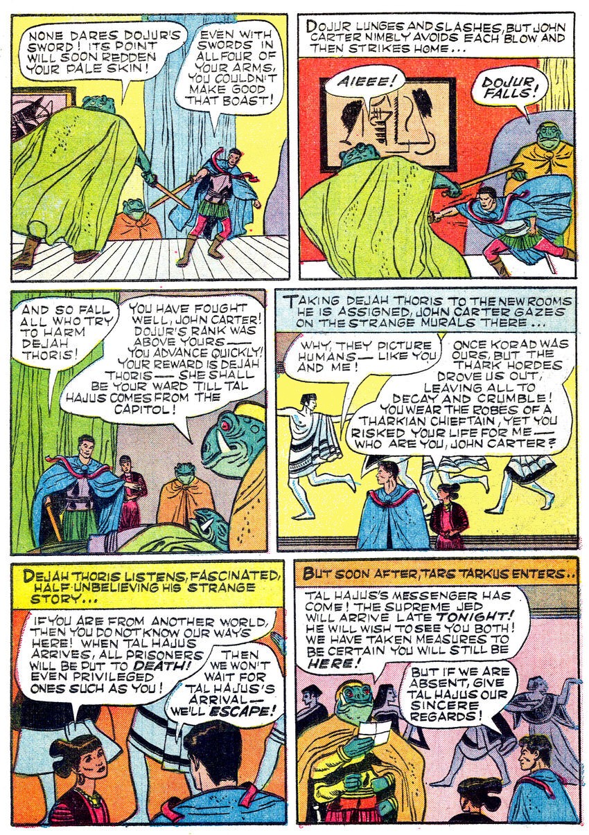 Pappy's Golden Age Comics Blogzine: Number 1732: Prisoner of the Tharks