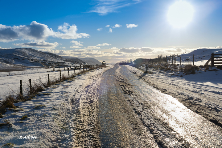 Shetland move and experiences: Tingwall, Shetland in the snow