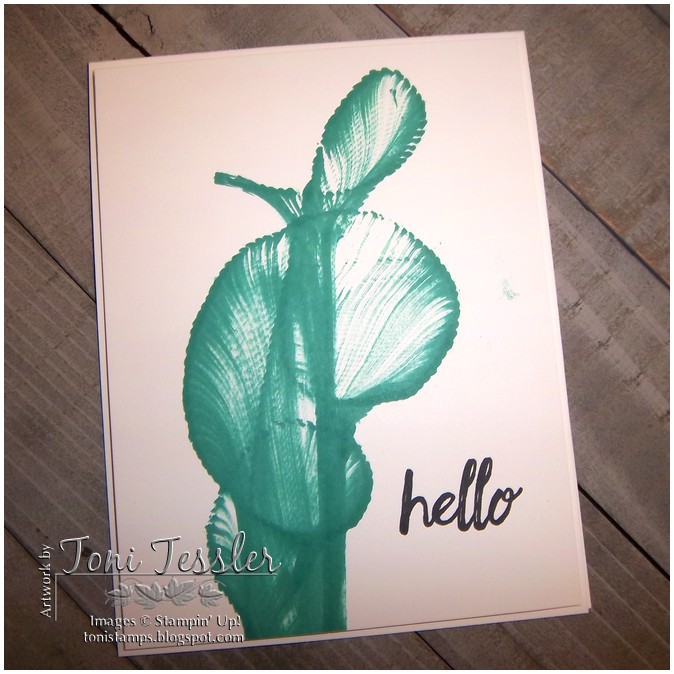 ToniStamps: String Art card
