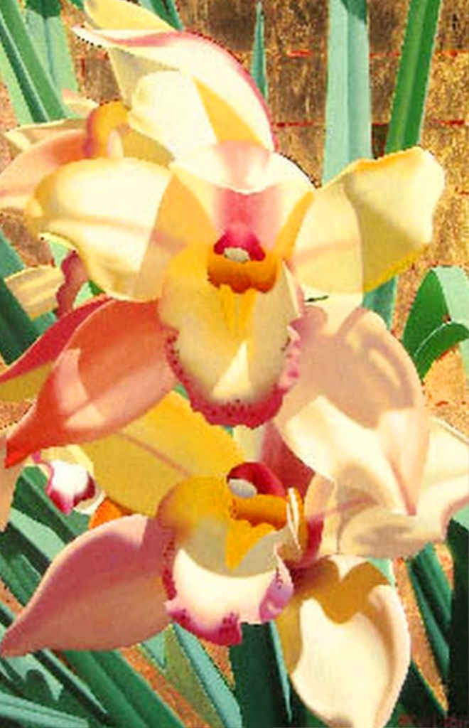 Arte y Actividad Cultural: Las Flores Modernas al Óleo de Brian Davis