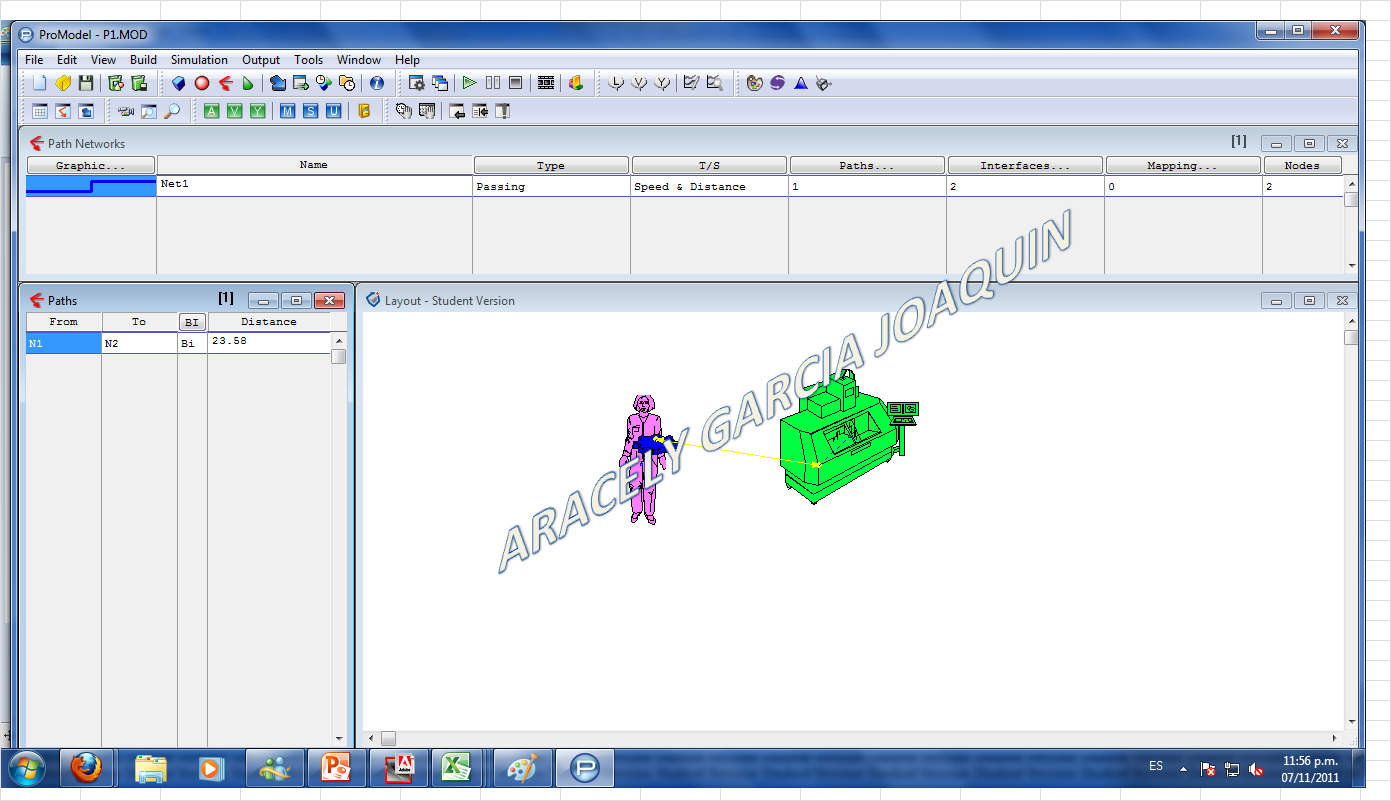 estudiodetrabajo-aracely: PROGRAMA PROMODEL 7.0