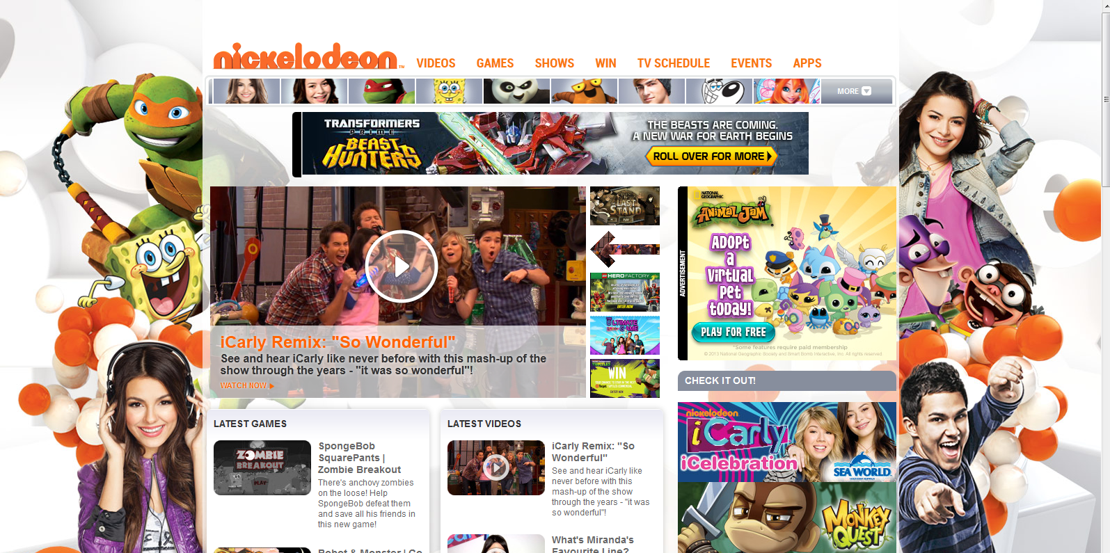 Nickelodeon Asia: 2013