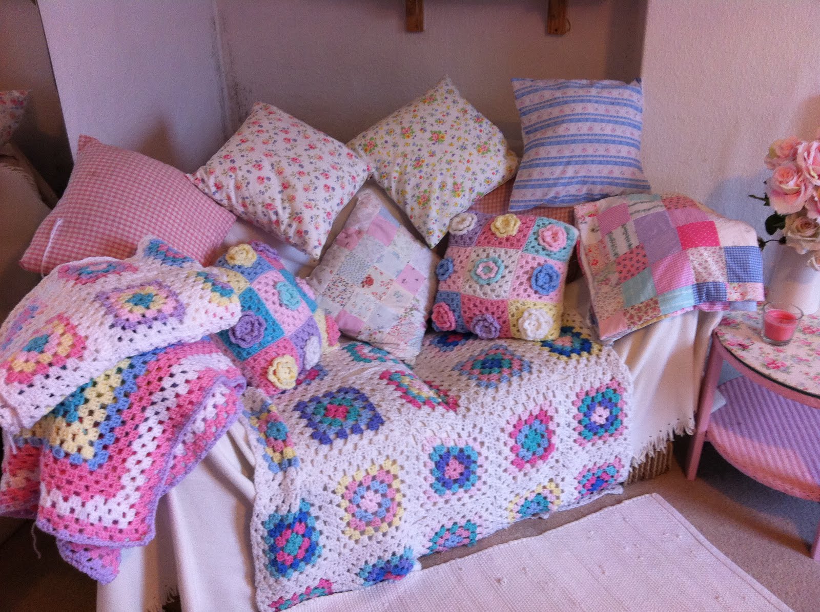 Patchwork and lace: Christmas homemakes