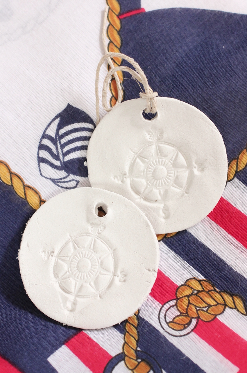 Beach House Living: White Clay Tags, Ornaments and Wedding Favors ...