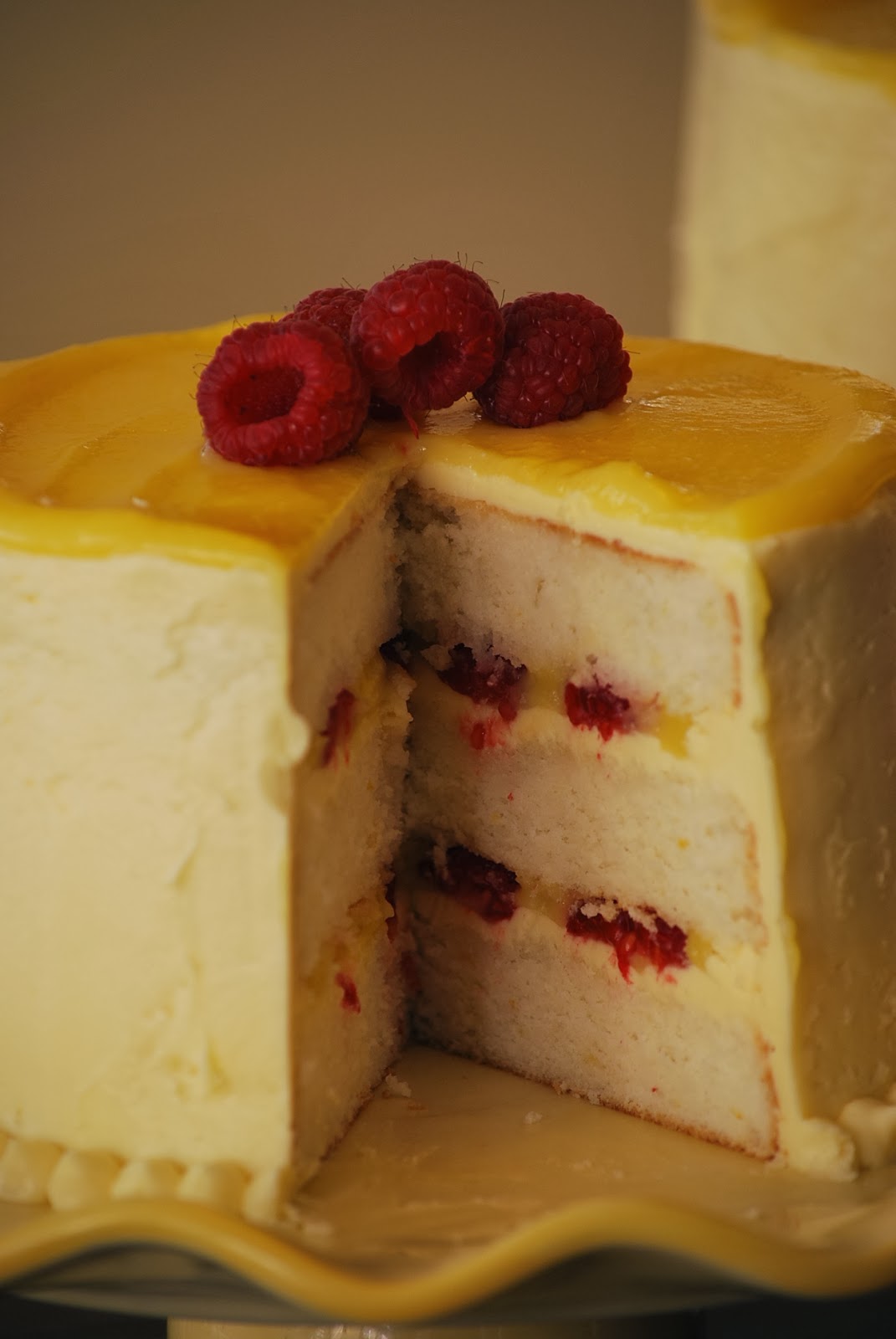 My story in recipes: Lemon Raspberry Cake