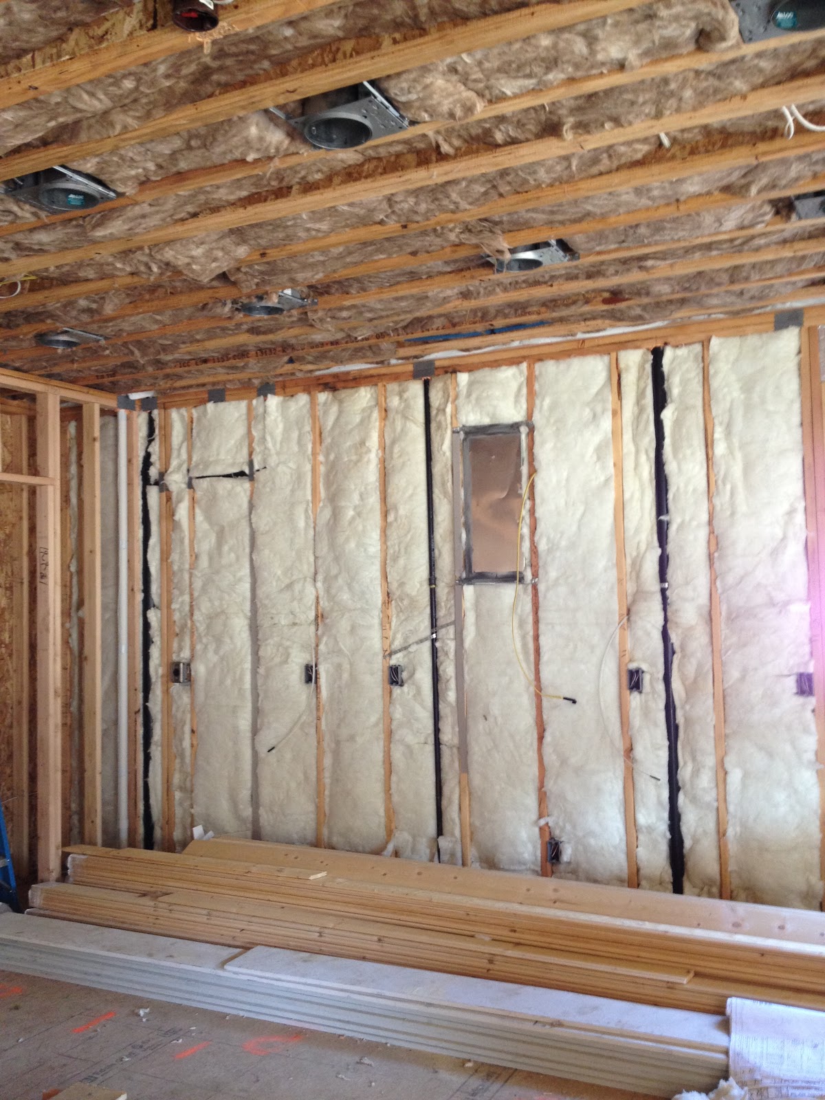 Building our dream home, from the ground up: Progress photos - insulation