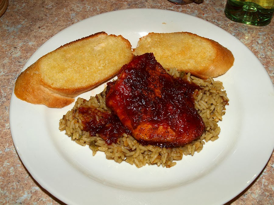 Pellet Smoker Cooking: Simmered BBQ Chicken over Rice