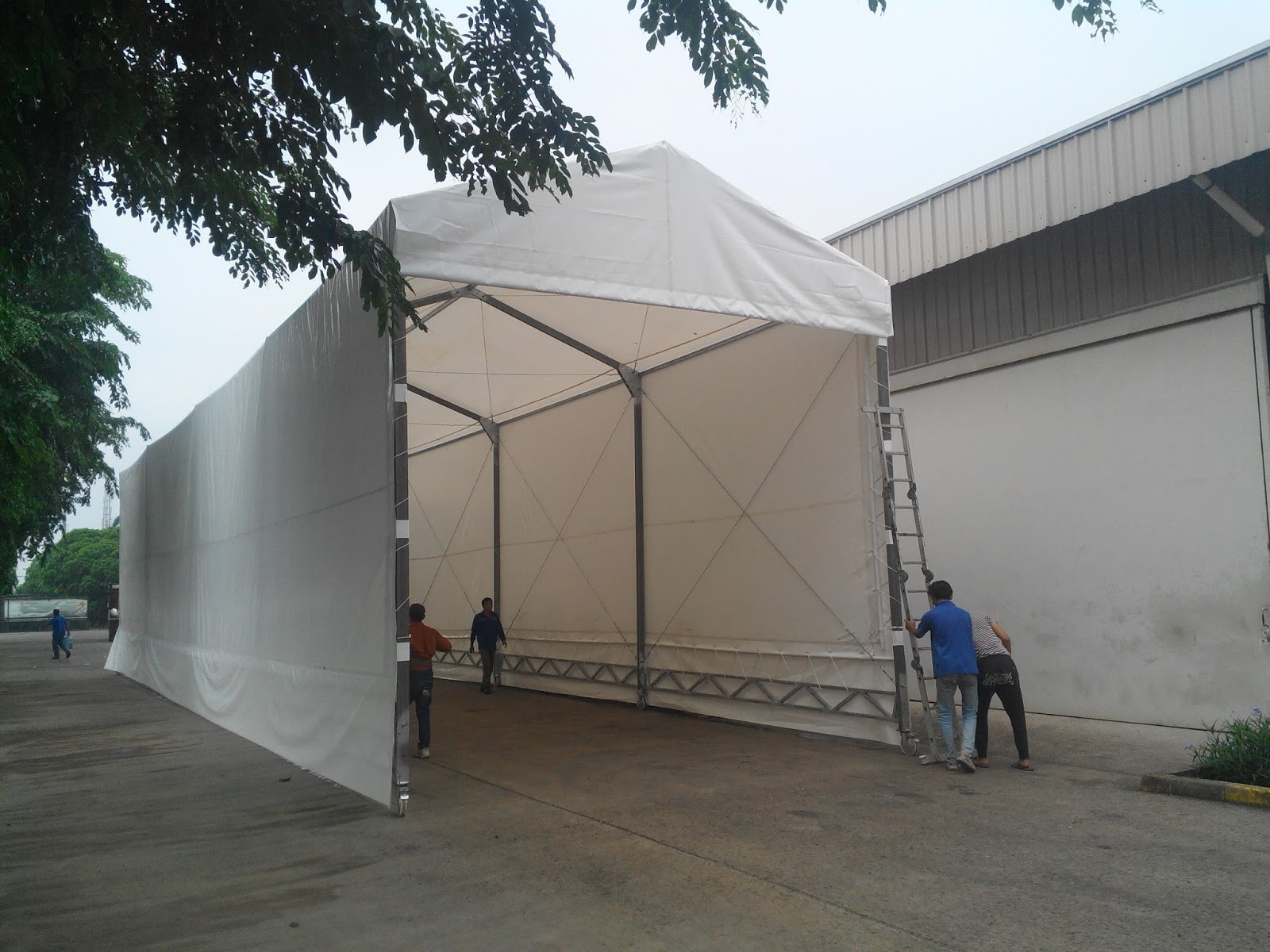 Tenda Gudang - Tenda Roder untuk Gudang
