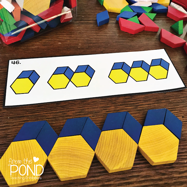 Growing Pattern Activity Cards | From the Pond