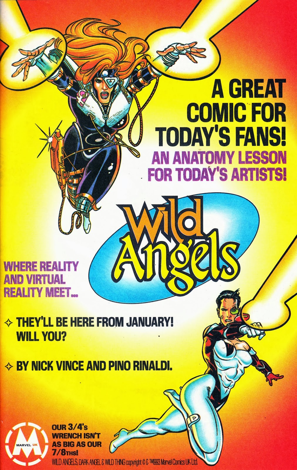 STARLOGGED - GEEK MEDIA AGAIN: 1994: THE UNPUBLISHED MARVEL UK: WILD ANGELS
