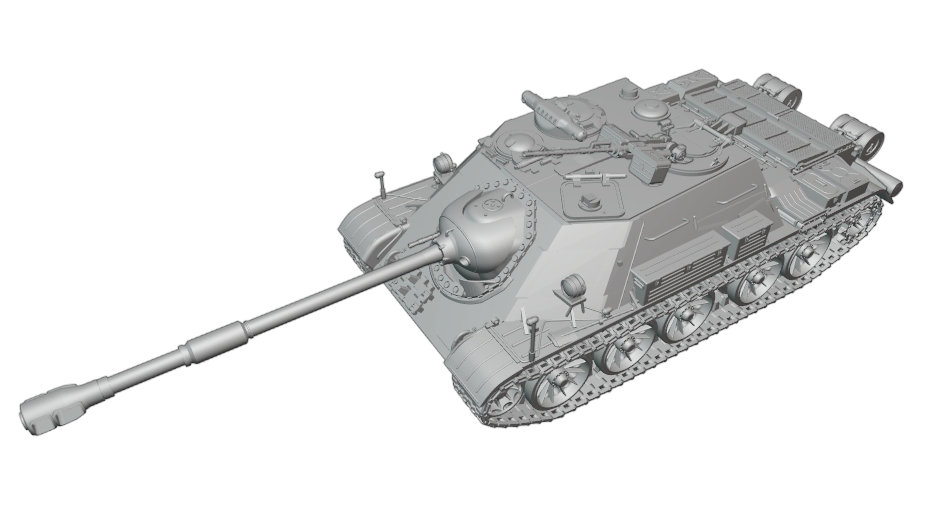 Gulumik Military Models: RESIN KIT R72059 SU-122-54 Early 1/72 RED TANK MINIATURE