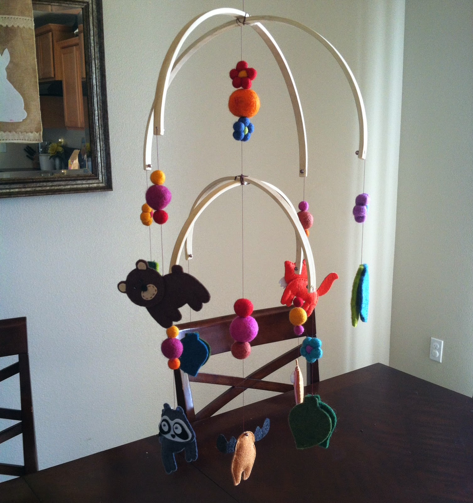 Making an IdaHome: DIY: A Woodland Creature Mobile for Baby Hannah