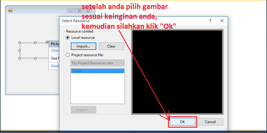 VISUAL BASIC NET PART 8 – TUTORIAL CARA MENAMBAHKAN GAMBAR PADA FORM ~ JONCODE