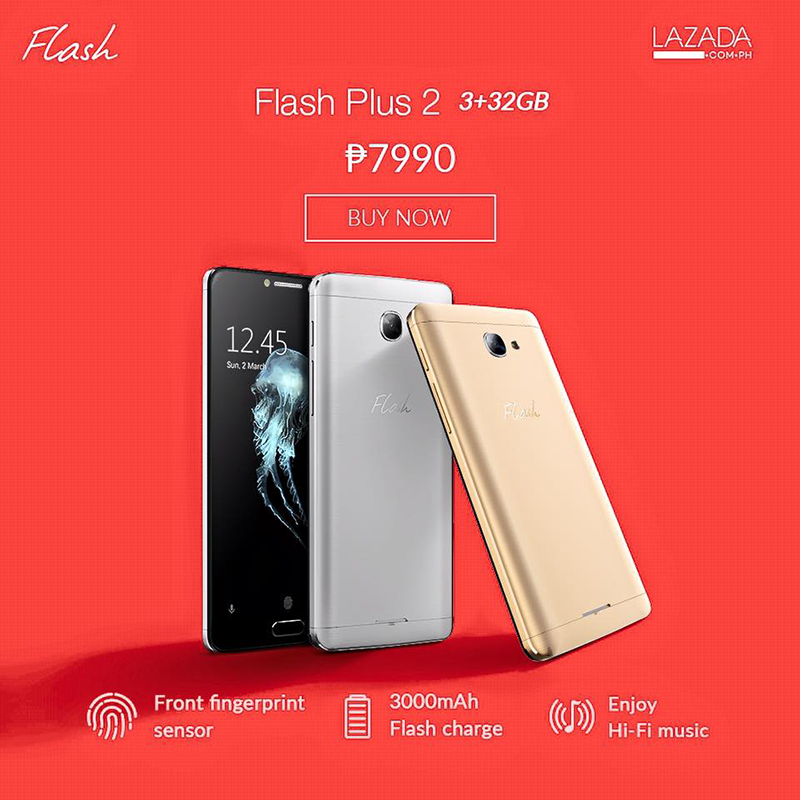 Flash Plus 2 With 3 GB RAM On Sale At Lazada For 7990 Pesos Only!