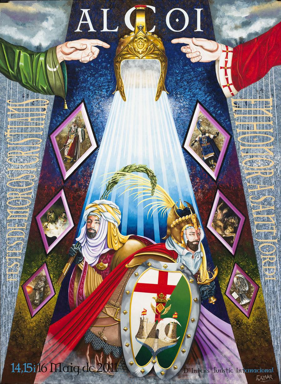 FESTES DE MOROS I CRISTIANS D'ALCOI: CARTELL 2011