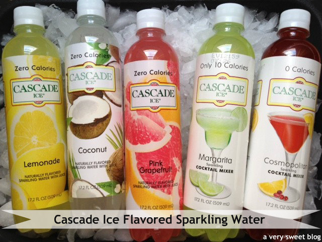 Cascade Ice Flavored Sparkling Water & Mixer Review | A Very Sweet Blog