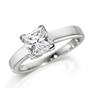 beautyful of ring: Princess Solo 100 Diamond Ring-Wedding Rings