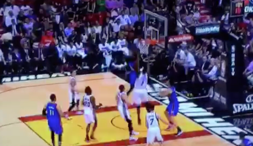 Kevin Durant Gets Monster Dunk Over Chris Bosh (Video) | FootBasket