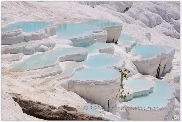 Amazing Turquoise Pools of Pamukkale, Turkey